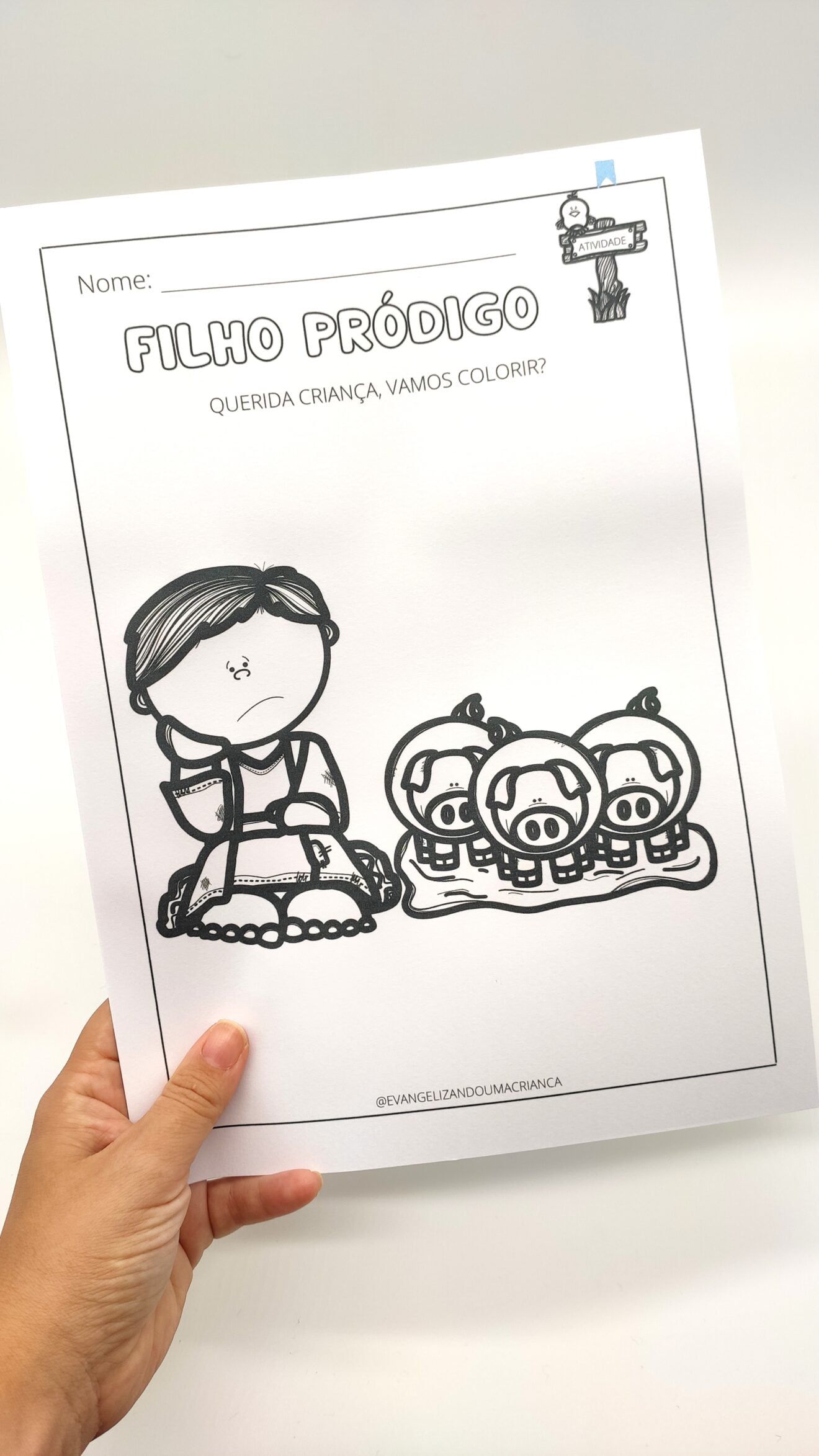 Filho Pródigo ( Recurso visual + Atividades ) – Evangelizando uma Criança