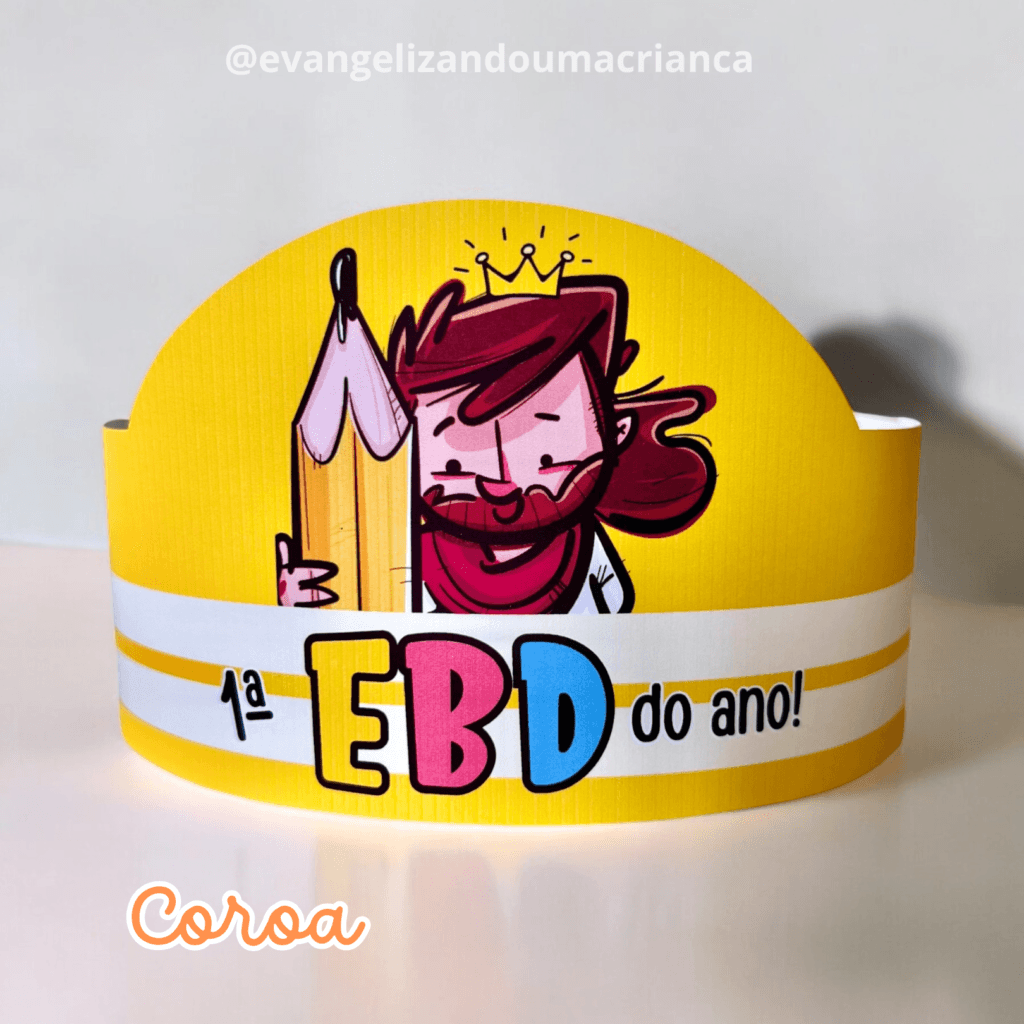 EBD – Lembrancinha para 1º dia – Evangelizando uma Criança